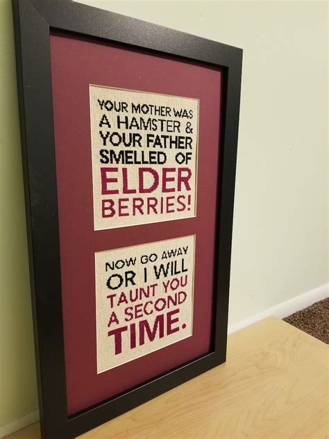 Monty Python Cross Stitch Pdf Pattern Hamsters And Etsy