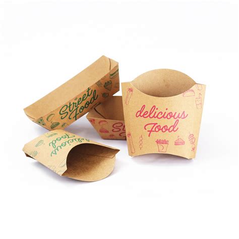 Kraft Paper Food Traydisposable Kraft Paper Boat Tray With Pla Coating Fast Food Paper Tray