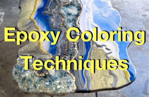 Epoxy Coloring Techniques