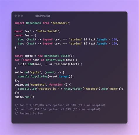 Amine Ben Hammou On Linkedin Javascript Performance Benchmarking