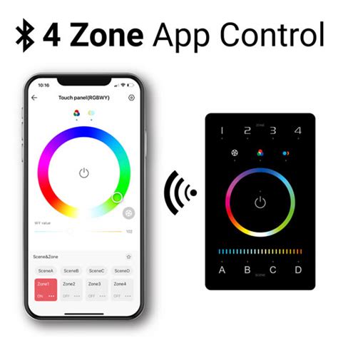 UB RGBWY Ltech LED Controller With Bluetooth Ecolocity LED