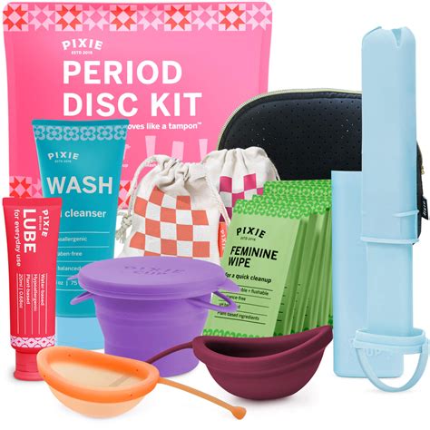 Period Disc And Applicator Kit Pixie Cup