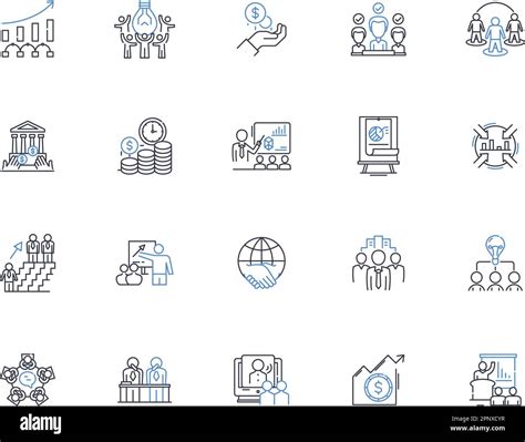 Consortium Nerk Line Icons Collection Collaboration Partnership Nerk Connectivity Synergy