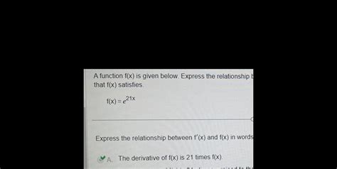 [answered] a function f x is given below express the relationship b