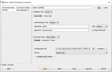 Connecting To An Atp Database In Oracle Cloud Amy Simpson Grange Blog