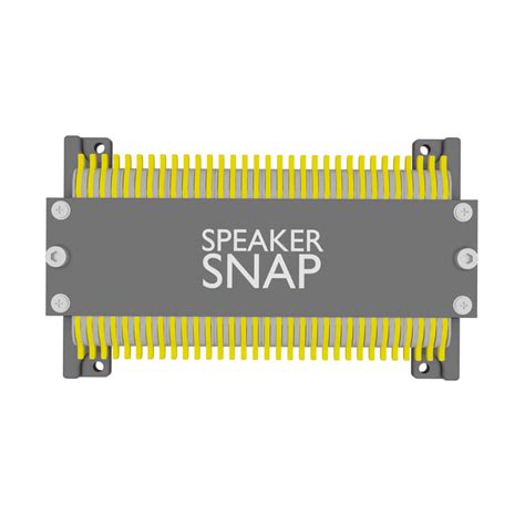 Speaker Snap Structured Wire Interface
