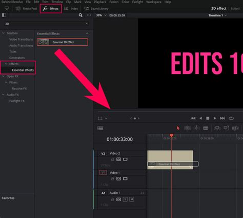 3d Effects In Davinci Resolve 18 A Step By Step Guide Edits 101