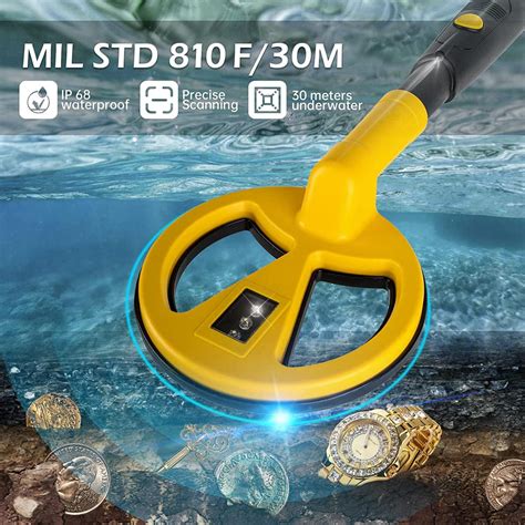 Underwater Hand Held Metal Detector Waterproof Metal Detector Kentfaith