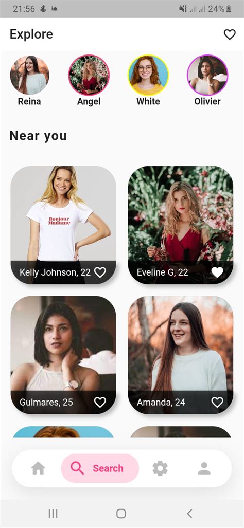 Morden Ui Design Of Dating App Made With Algeria
