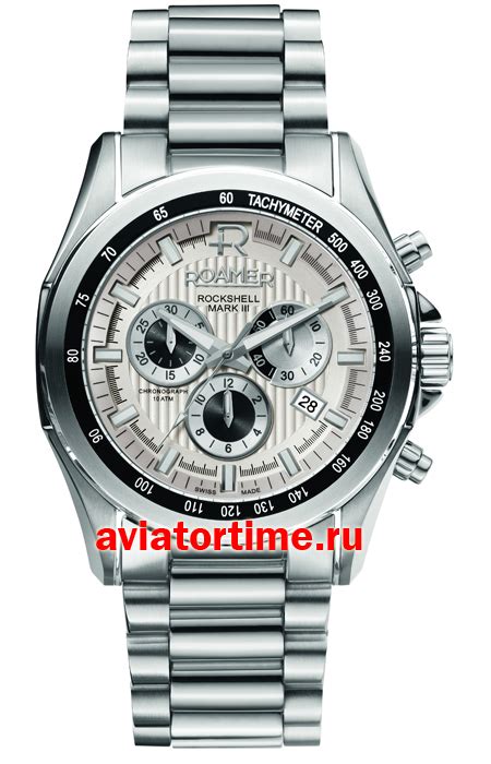 Швейцарские наручные мужские часы ROAMER 220837 41 15 20 Rockshell Mark ...