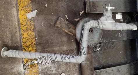 Grey Bend Jacketed Pipe Insulation For Industrial At In Vadodara