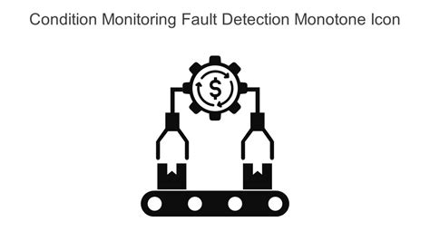 Condition Monitoring Fault Detection Monotone Icon In Powerpoint Pptx Png And Editable Eps