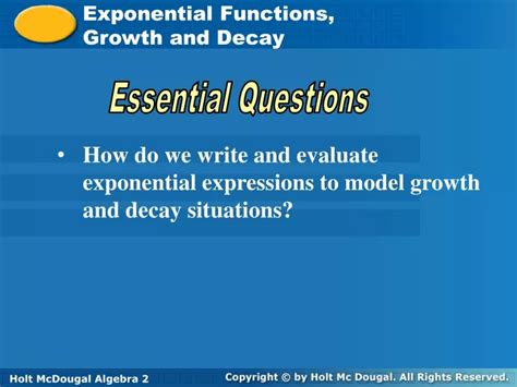 PPT Exponential Growth Functions In Algebra PowerPoint Presentation ID