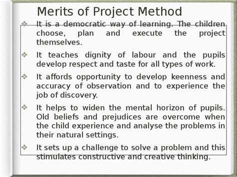 Project Method In Teaching