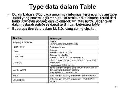 Database My Sql 1 Struktur Hirarki Database Untuk