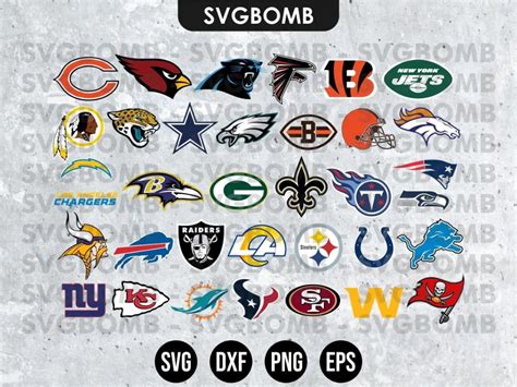 Nfl Teams Logos Svg Vectorency