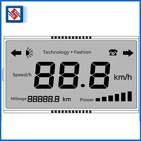 Custom Digit Segment Lcd Display Small Transparent Lcd Module Tn