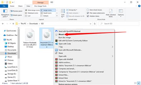 How To Mount An Iso Image In Windows 7 8 And 10