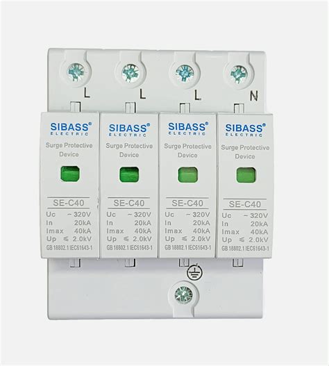 Ac Spd 3 Phase 4 Pole 320v Surge Protection Device Ac Spd Type 2 Spd