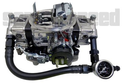 Dual Inlet Fuel Feed Line 8 An With Gauge For Holley 4150 Carburetors