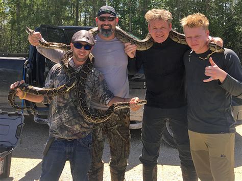 Gordon Ramsay Cooks Up Python Caught In Florida