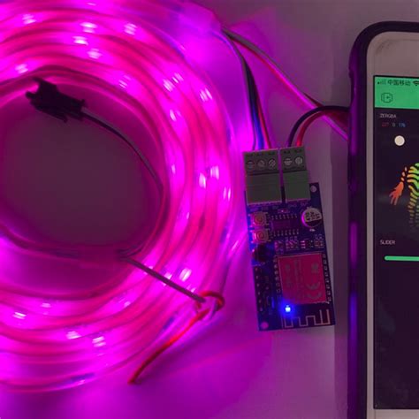 Blynk Controlled WS2812B LED Strip With ESP8266 Hackaday Io