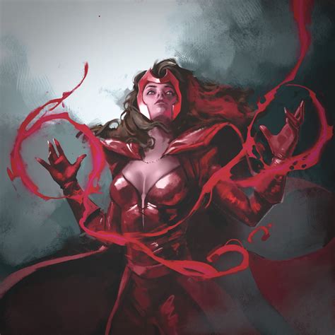 Scarlet Witch Fan Art Jetvlz Fumetti Marvel Avengers Marvel