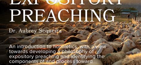 Introduction To Expository Preaching