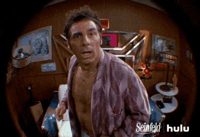 Cosmo Kramer Seinfeld  By Hulu Find And Share On Giphy