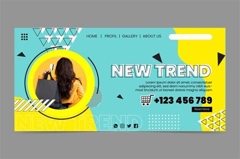 온라인 쇼핑 방문 페이지 템플릿 무료 벡터