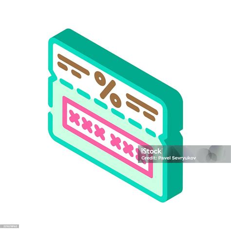 프로모션 코드 제휴 프로그램 아이소 메트릭 아이콘 벡터 일러스트 레이 션 3차원 형태에 대한 스톡 벡터 아트 및 기타 이미지 3차원 형태 공연 교통 Istock