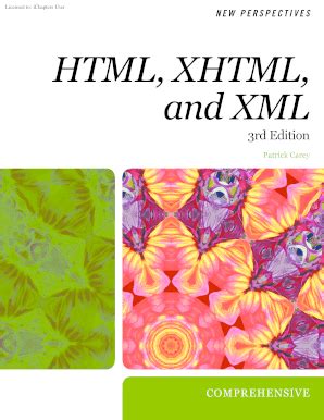 New Perspectives On Html Xhtml And Xml Rd Cengagebrain Fill