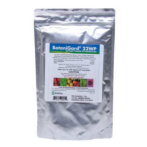 Botanigard Broad Spectrum Microbial Pesticide Safe And Effective