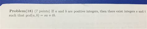 Solved If A And B Are Positive Integers Then There Exist