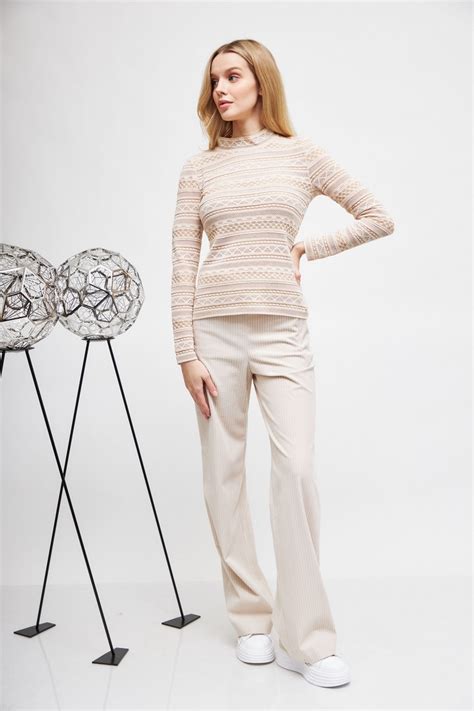 Marc Cain Водолазка кружевная с люрексом купить по выгодной цене Корона мужская и женская