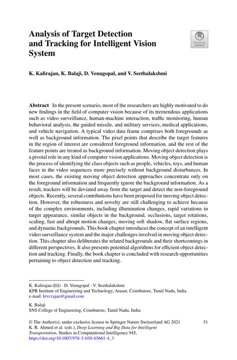 Pdf Deep Learning For Moving Object Detection And Tracking