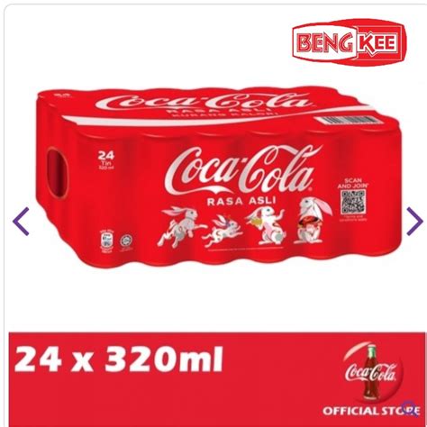 Beng Kee 🔥coca Cola Tin 24pcs 320ml🔥 Shopee Malaysia