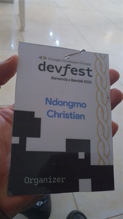 Ndongmo Christian On Linkedin Devfest Devfest2023