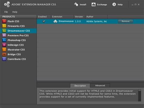 [맥노트] 드림위버 dreamweaver cs5 용 html5 확장팩 배포