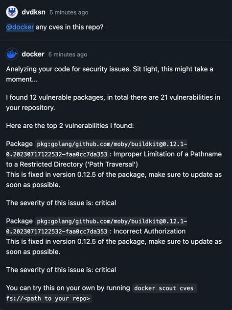 Example Prompts Docker Docs