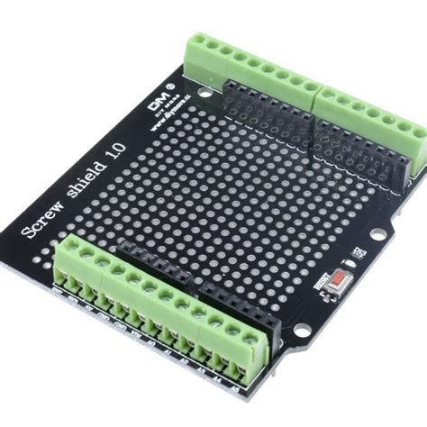 proto screw shield for arduino open source reset button d13 led arduino e shop