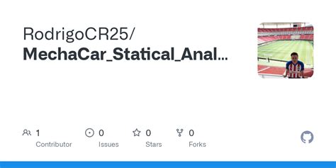 Github Rodrigocr25mechacarstaticalanalysis