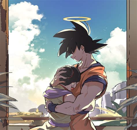 Son Goku And Chi Chi Dragon Ball And 1 More Drawn By Rokuroku0141