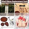 Wind Chime Replacement Parts 28 Pcs Windchime Repair Kit