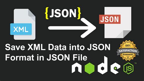 How To Save Xml Data Into Json Format In Json File In Node Js In Hindi Xmltojsoninnode Youtube