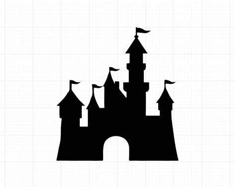 Free 107 Disney Castle Svg Outline Svg Png Eps Dxf File Disney Castle