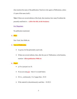 Term Paper Format PDF