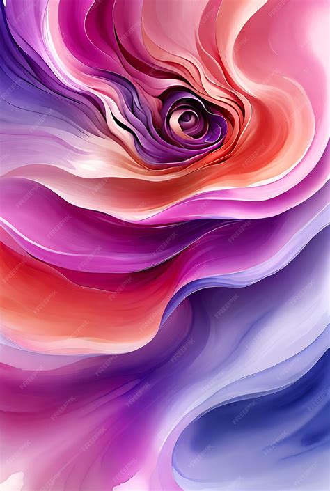 플로럴 로즈 골드 다양한 사이즈 수채화 팬톤 프리미엄 Ai 생성 이미지