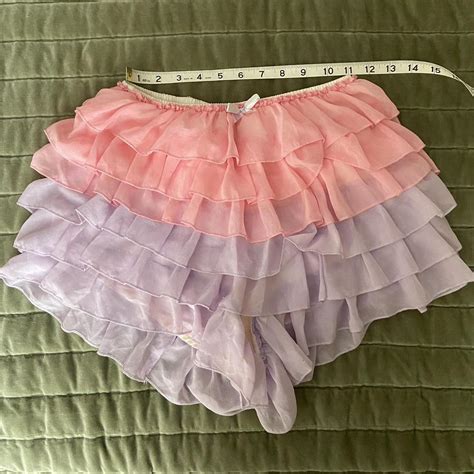 Lazy Oaf Ruffle Dream Sleep Wear Shorts Size Xs The Depop