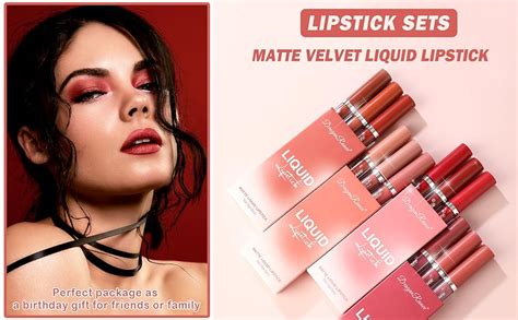 3 Colors Nude Matte Lipstick Set Liquid Matte Lipstick Velvet Nude